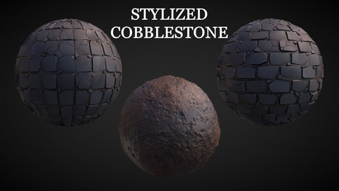 ArtStation - Stylized Cobblestone Texture Pack | Game Assets