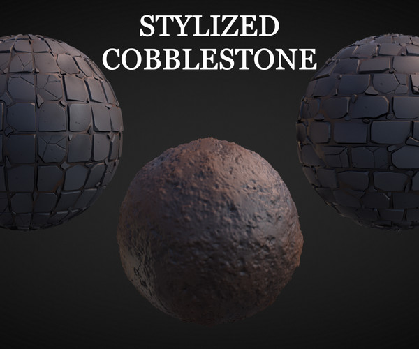ArtStation - Stylized Cobblestone Texture Pack | Game Assets