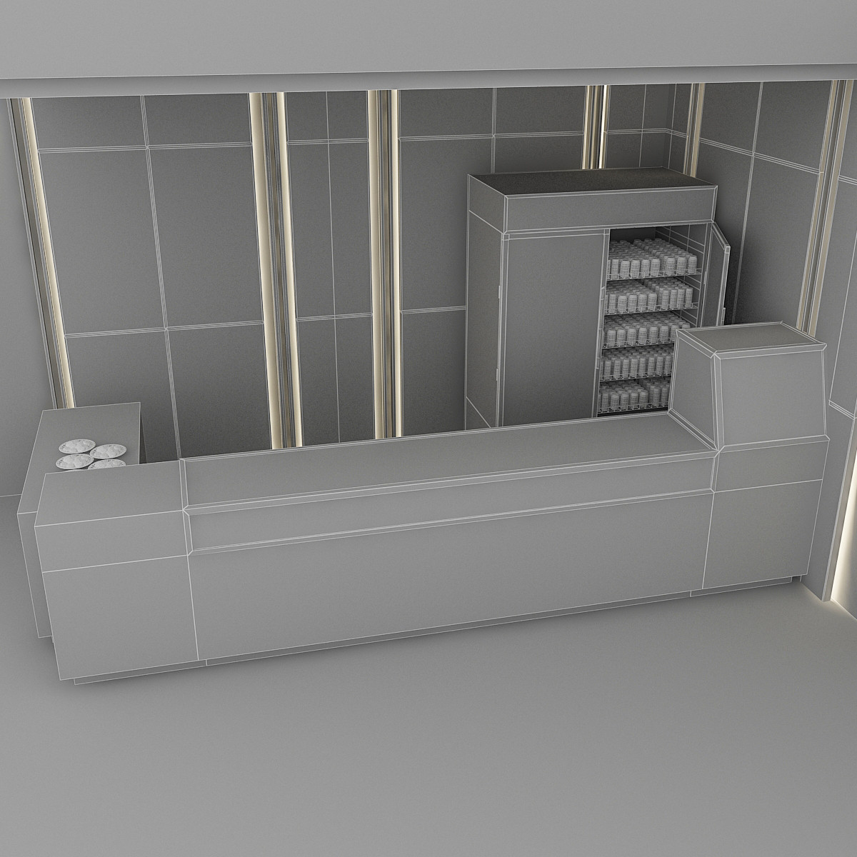 ArtStation - 3D Cafe Model | Resources