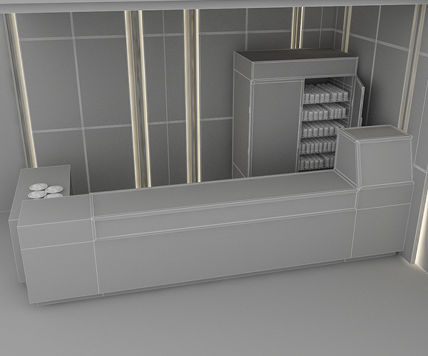 ArtStation - 3D Cafe Model | Resources