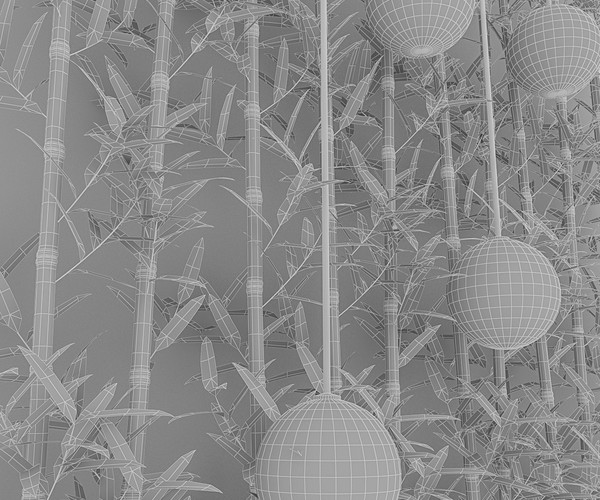 ArtStation - 3D Bamboo Decor | Resources