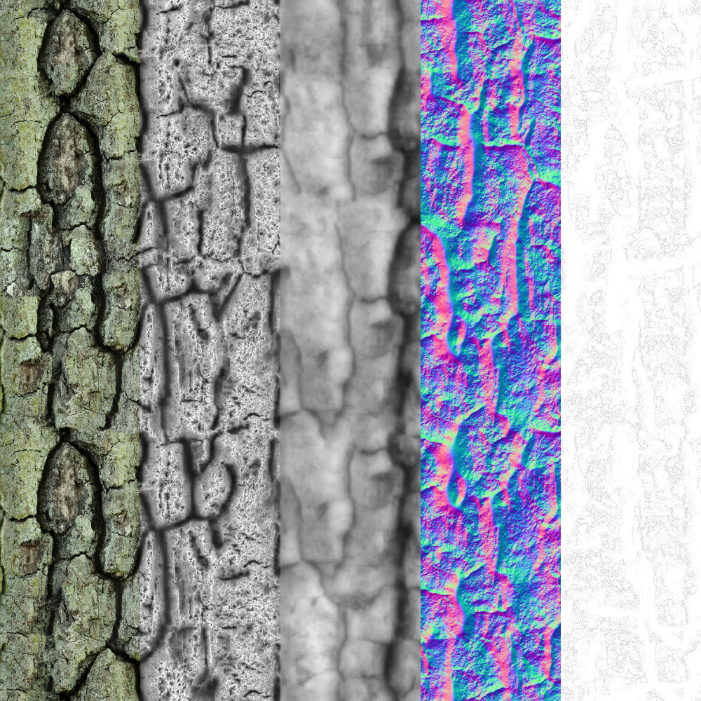 ArtStation - Tree Bark 7 Material Set | Game Assets