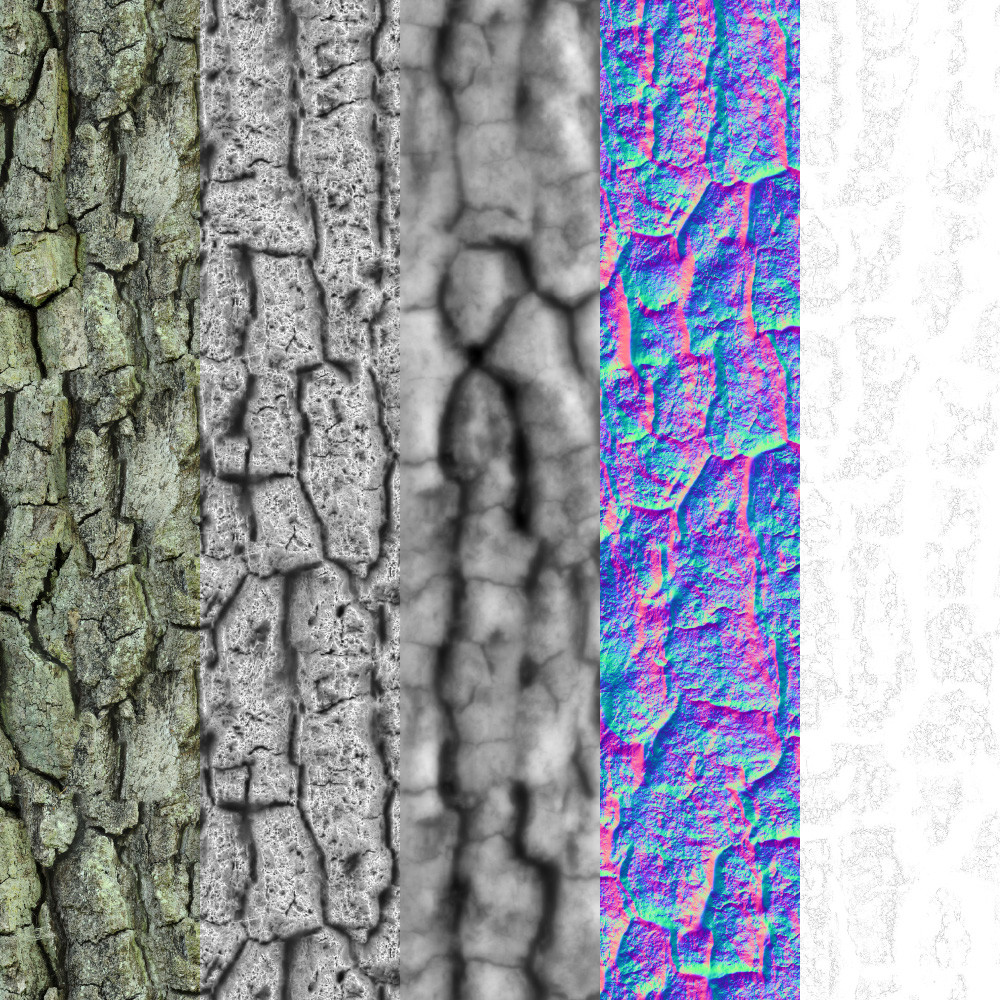 ArtStation - Tree Bark 7 Material Set | Game Assets