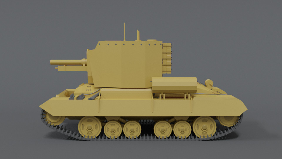 ArtStation - Low Poly Cartoon Bishop Tank | Game Assets
