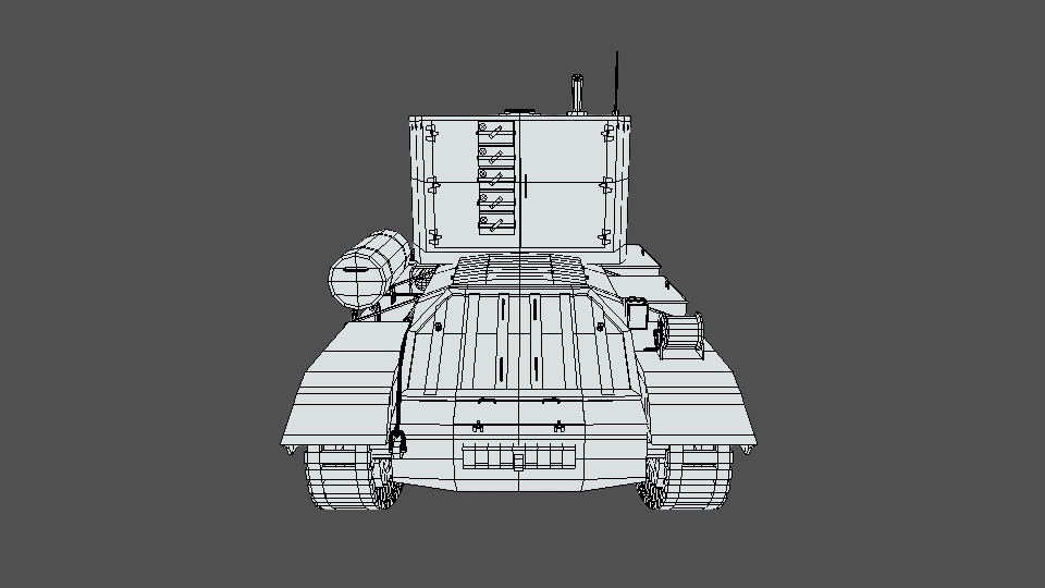 ArtStation - Low Poly Cartoon Bishop Tank | Game Assets