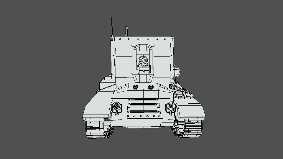 ArtStation - Low Poly Cartoon Bishop Tank | Game Assets