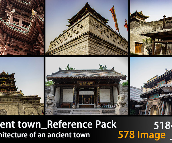 ArtStation - Ancient town_Reference Pack | Resources