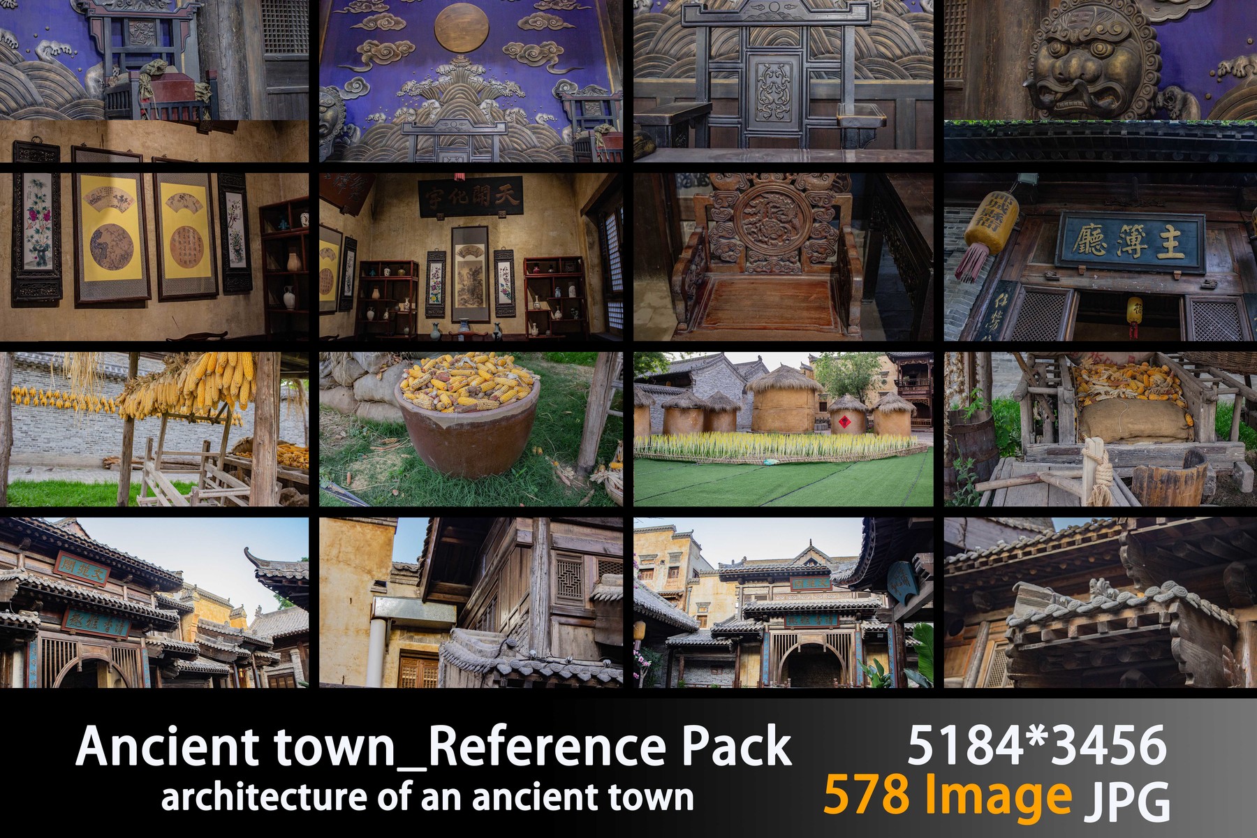 ArtStation - Ancient town_Reference Pack | Resources