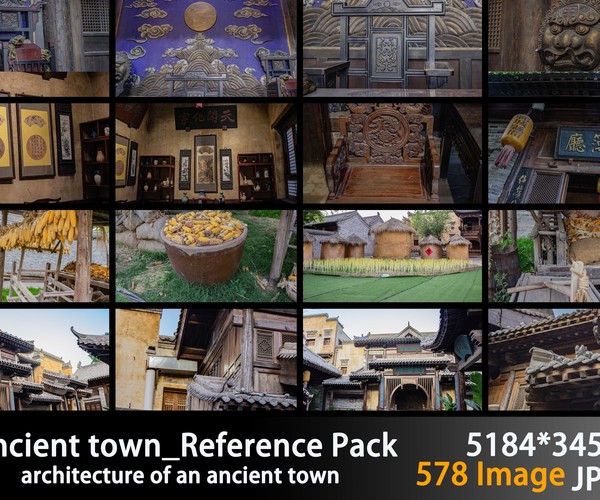 ArtStation - Ancient town_Reference Pack | Resources