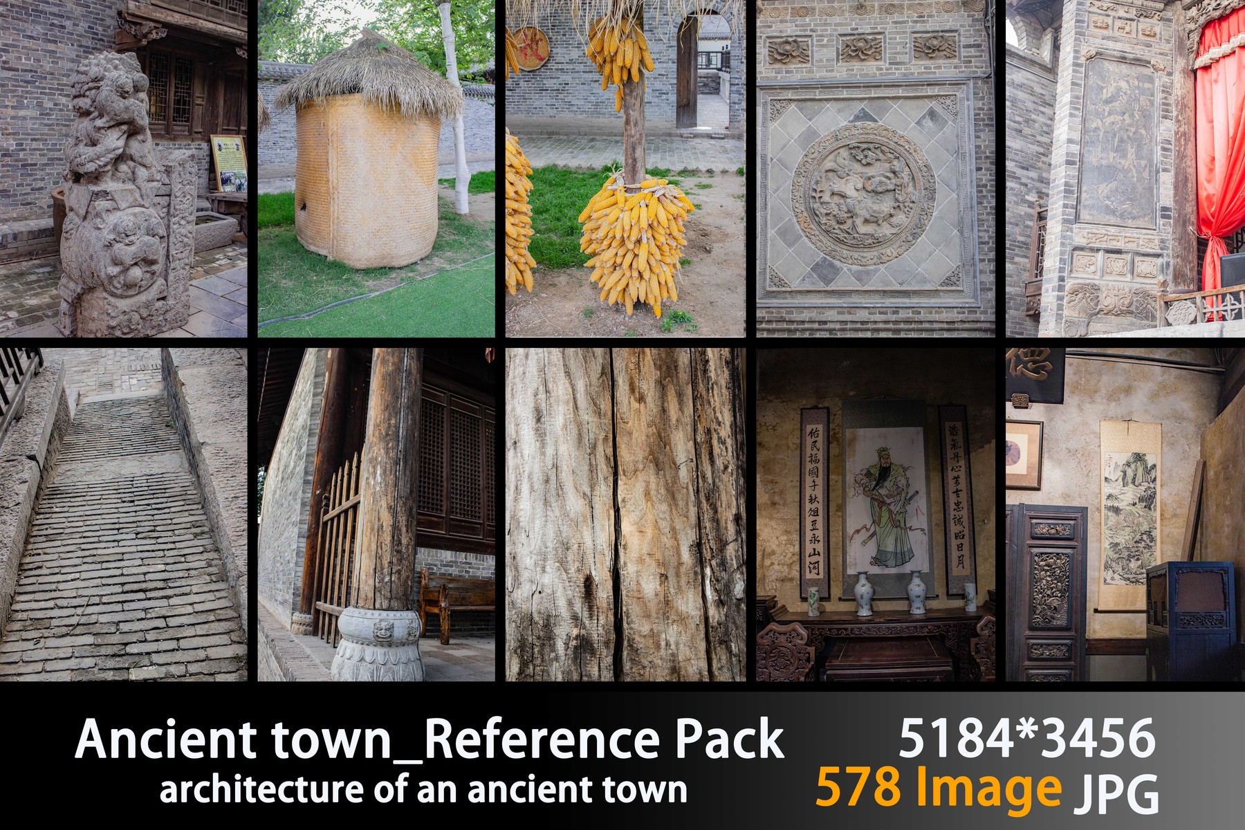 ArtStation - Ancient town_Reference Pack | Resources