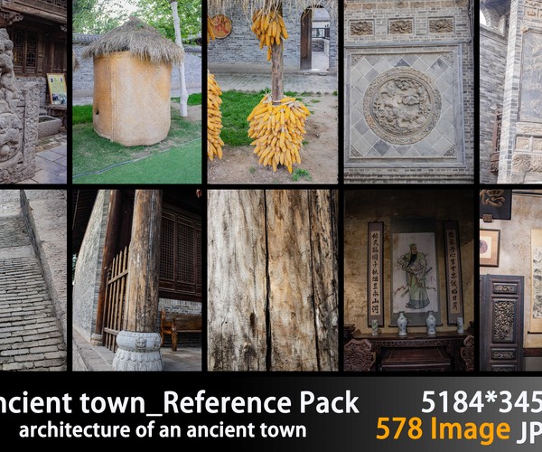 ArtStation - Ancient town_Reference Pack | Resources
