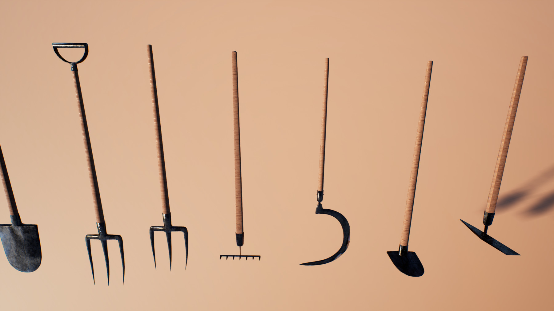 ArtStation - Farmer Tools 1.1 | Game Assets