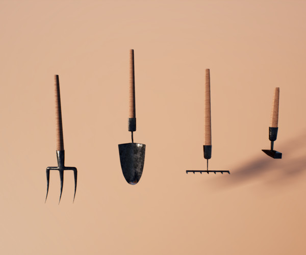 ArtStation - Farmer Tools 1.2 | Game Assets