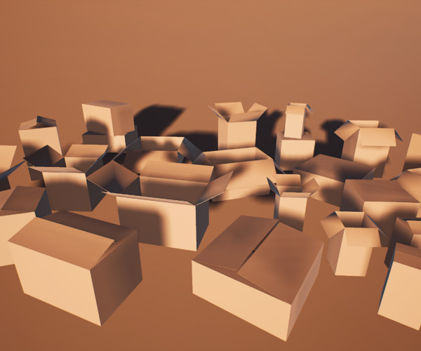 ArtStation - Cardboard Boxes 20 Variations! | Resources