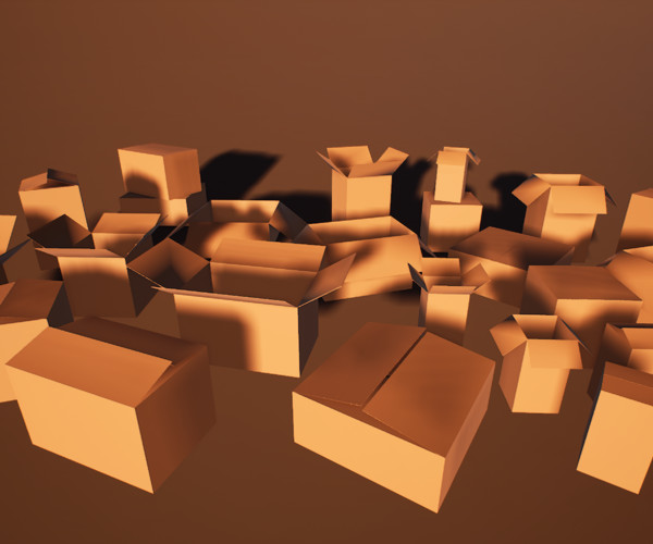 ArtStation - Cardboard Boxes 20 Variations! | Resources