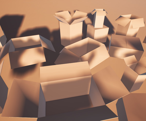 ArtStation - Cardboard Boxes 20 Variations! | Resources