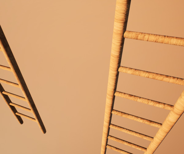 ArtStation - Wood Ladder | Game Assets