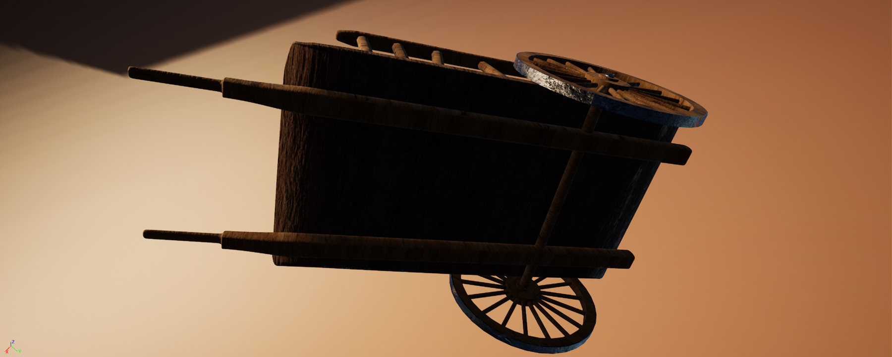 ArtStation - Medieval Hand Cart | Game Assets