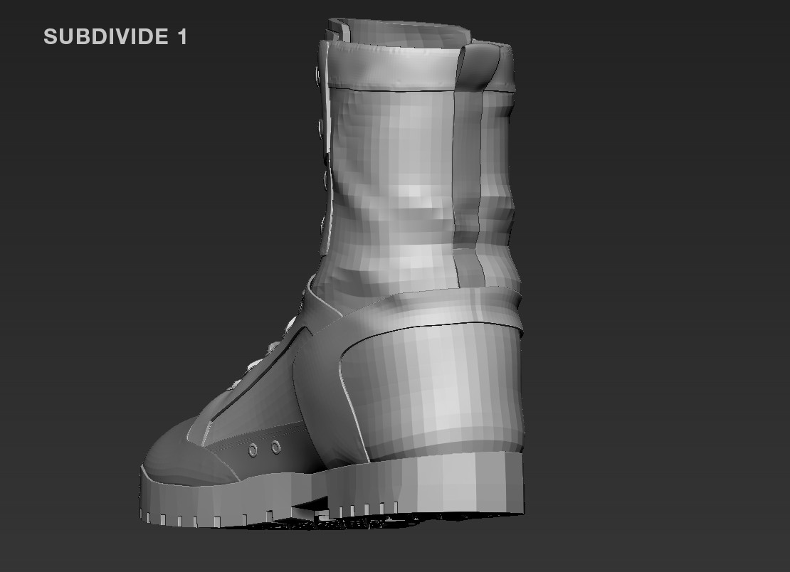 ArtStation - Military Boot | Game Assets
