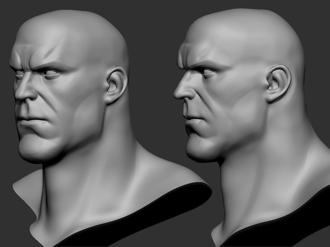ArtStation - Hero basemesh Head3 | Resources