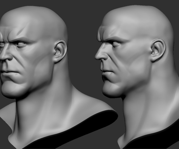 ArtStation - Hero basemesh Head3 | Resources