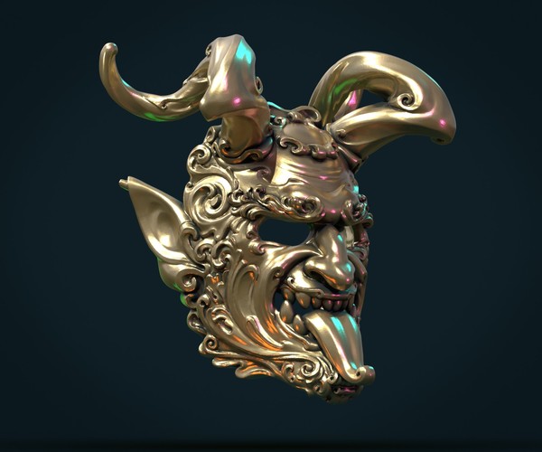 ArtStation - Demon Satyr Mask | Resources