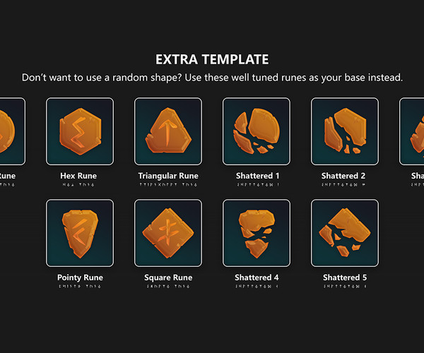 ArtStation - Rune Asset Maker - Build Vector Runes | Game Assets