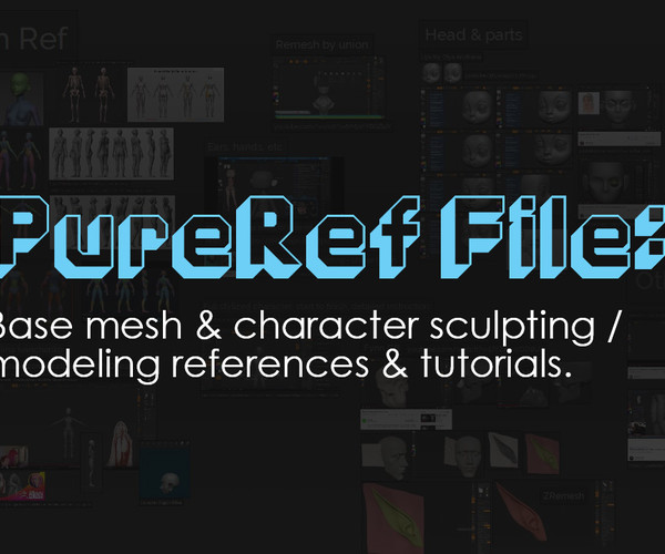 ArtStation - PureRef resource & tutorial collection: Sculpting a ...