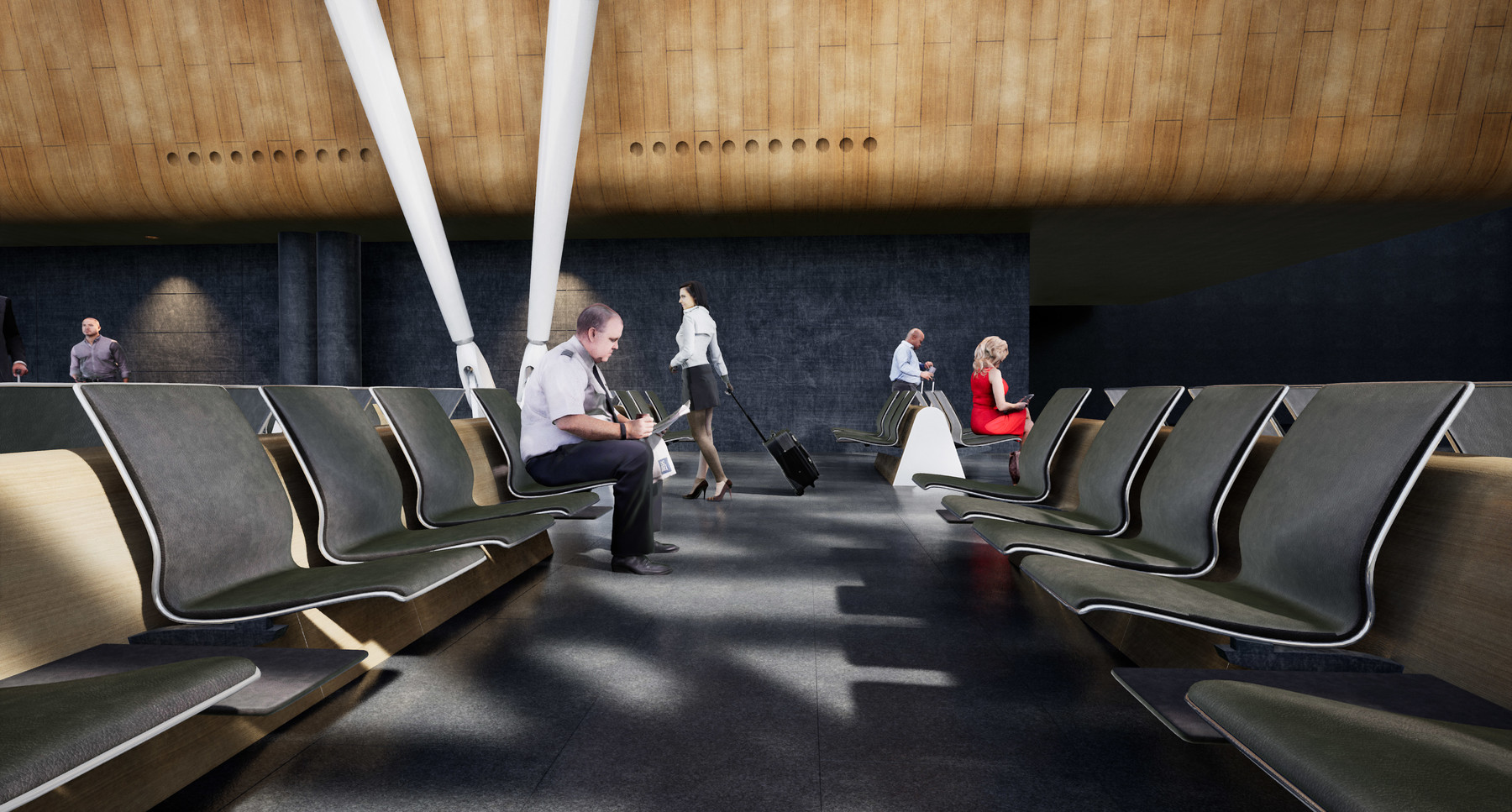 ArtStation - Airport terminal 3 in UE4 (Unreal engine 4.25 Ray tracing ...