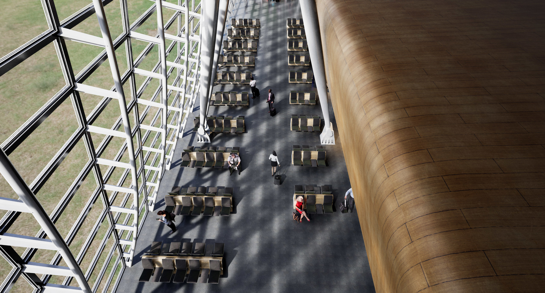 ArtStation - Airport terminal 3 in UE4 (Unreal engine 4.25 Ray tracing ...