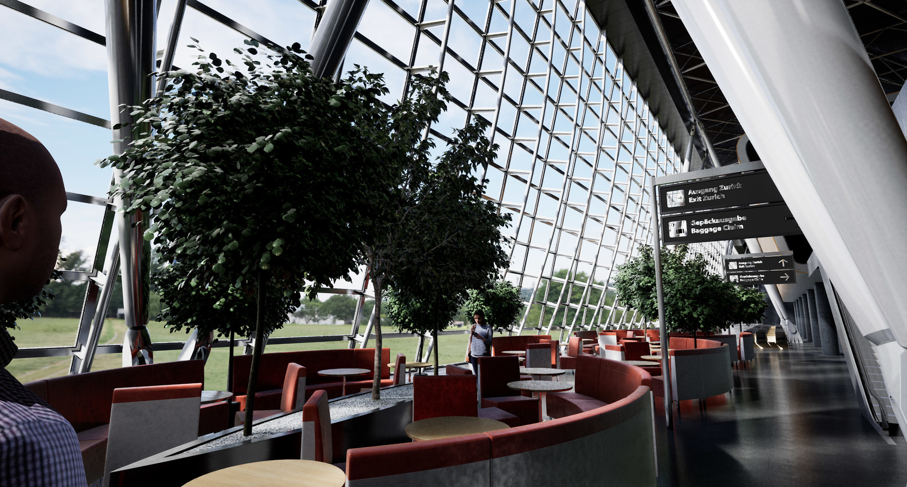 ArtStation - Airport terminal 3 in UE4 (Unreal engine 4.25 Ray tracing ...