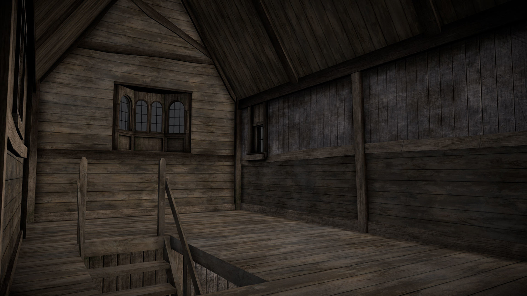 ArtStation - Medieval Lake Village - House 1 | Game Assets