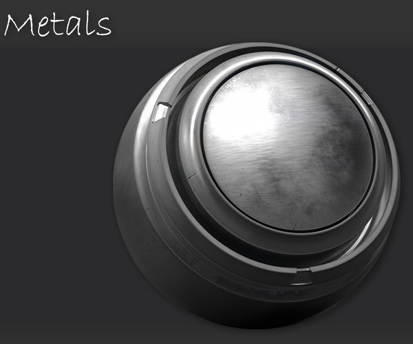 ArtStation - Gun Metal Smart Material Pack | Game Assets