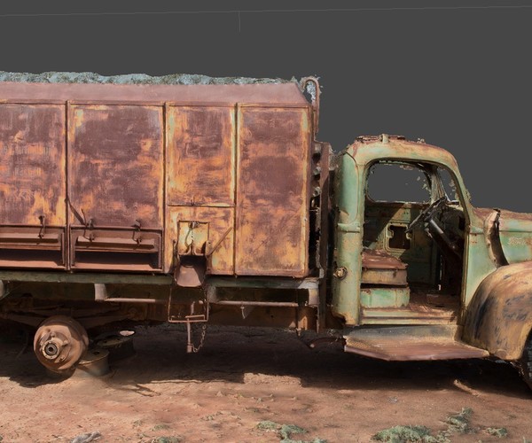 ArtStation - Rusty Truck 01 3D SCAN | Resources