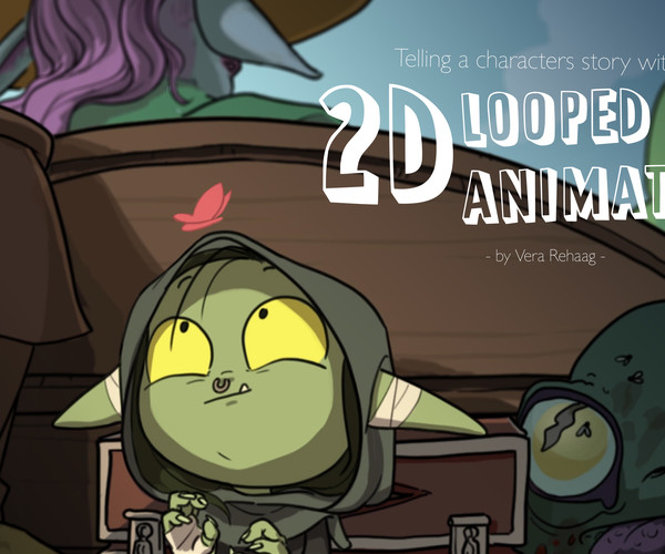 ArtStation - Telling a characters story with a 2D looped animation ...