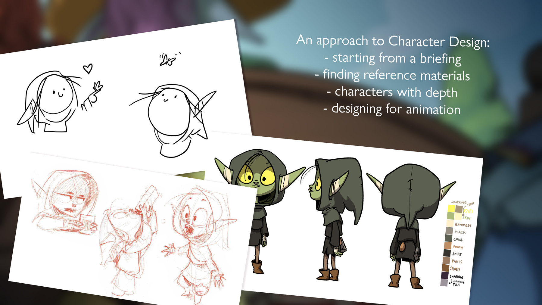 ArtStation - Telling a characters story with a 2D looped animation ...