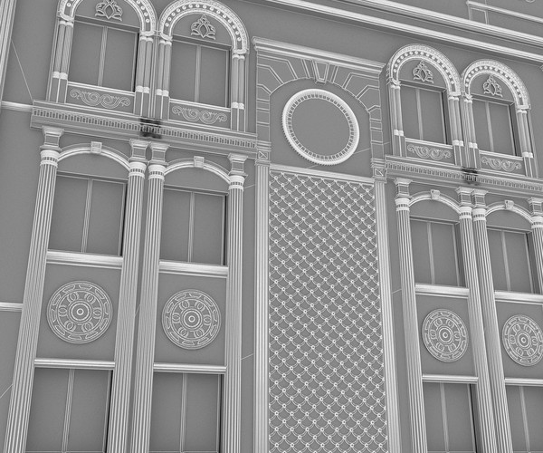 ArtStation - Classical Hotel Building | Resources