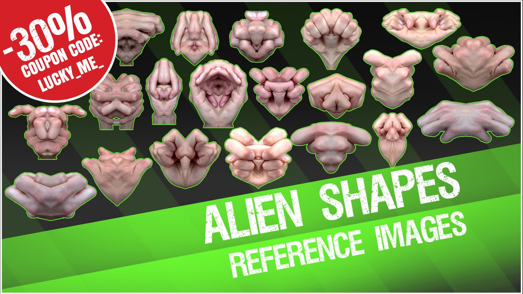 ArtStation - Pack: Alien Shapes | Resources