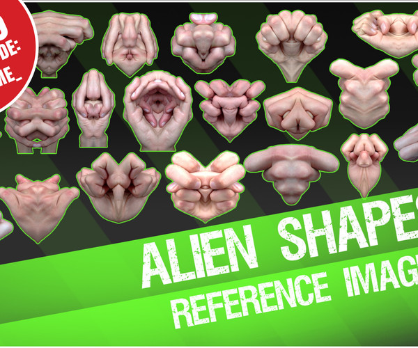 ArtStation - Pack: Alien Shapes | Resources