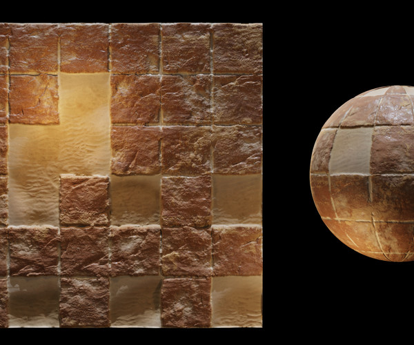 ArtStation - Sand Tiles Material 4k | Game Assets