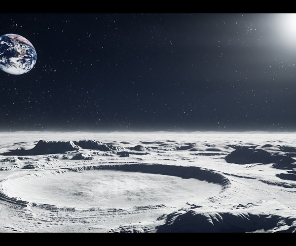 ArtStation - Moon Landscapes Pack - UE Project 4.22 | Game Assets
