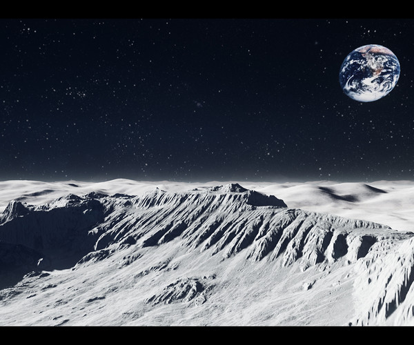 ArtStation - Moon Landscapes Pack - UE Project 4.22 | Game Assets
