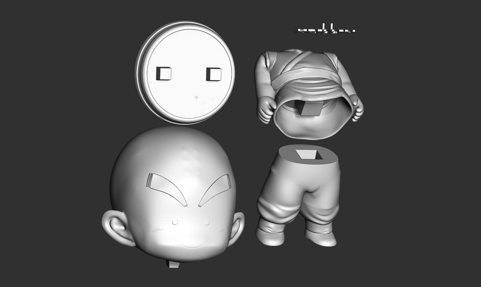 ArtStation - Krillin - Dragon Ball Fanart | Resources