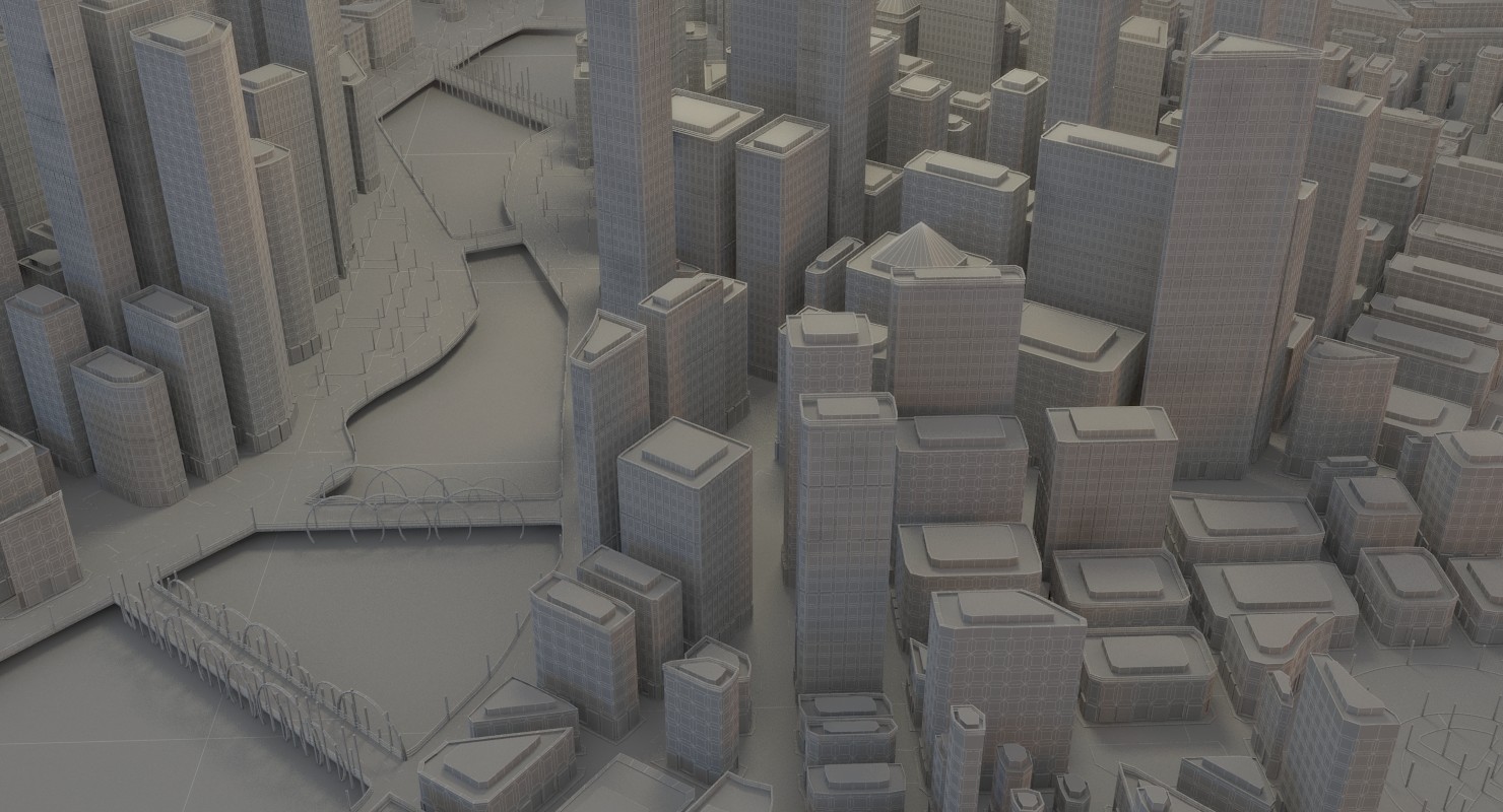 ArtStation - 3D City A1 Night | Resources