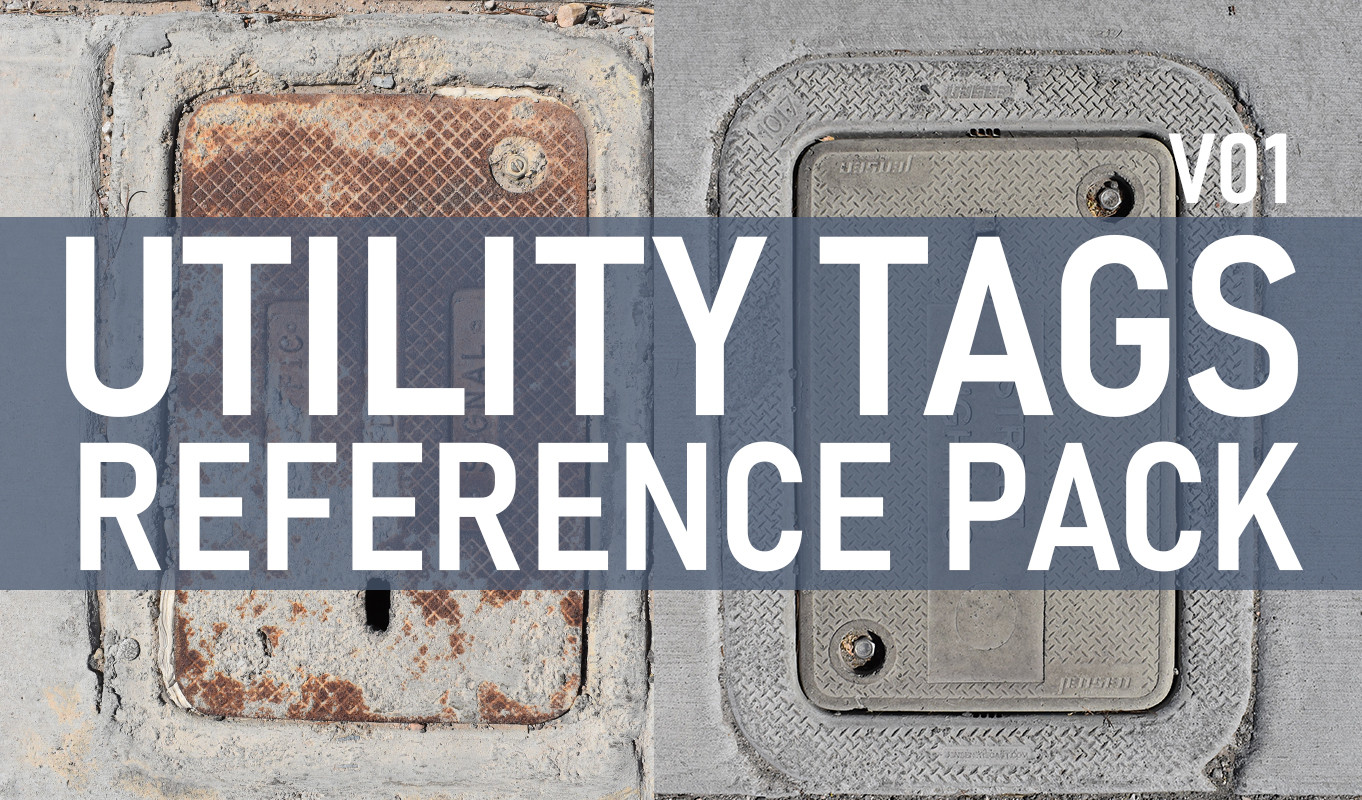 ArtStation - UTILITY TAGS - REFERENCE PACK | Resources