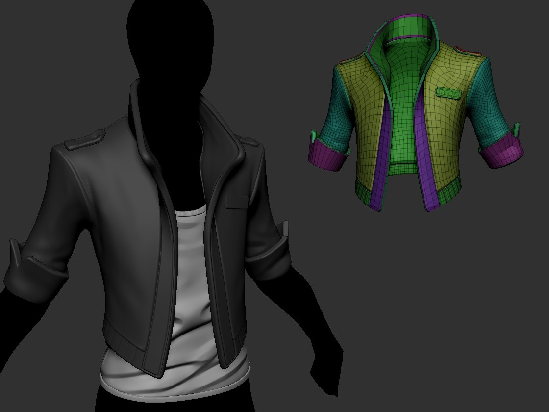 ArtStation - Stylized male Jaket | Game Assets