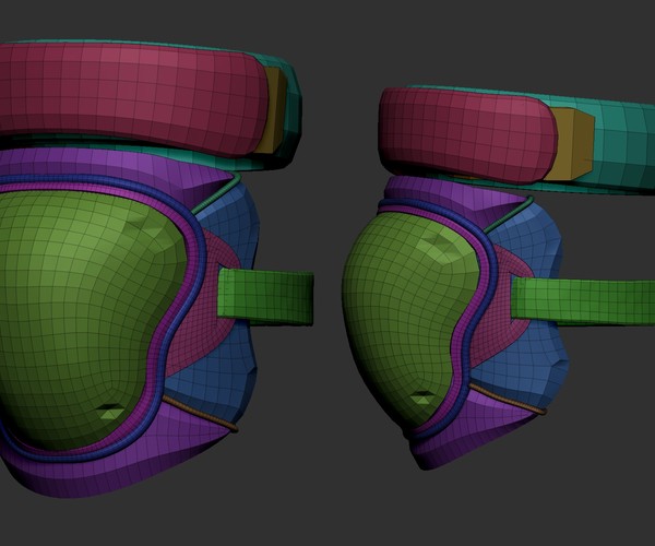 ArtStation - knee pads | Game Assets