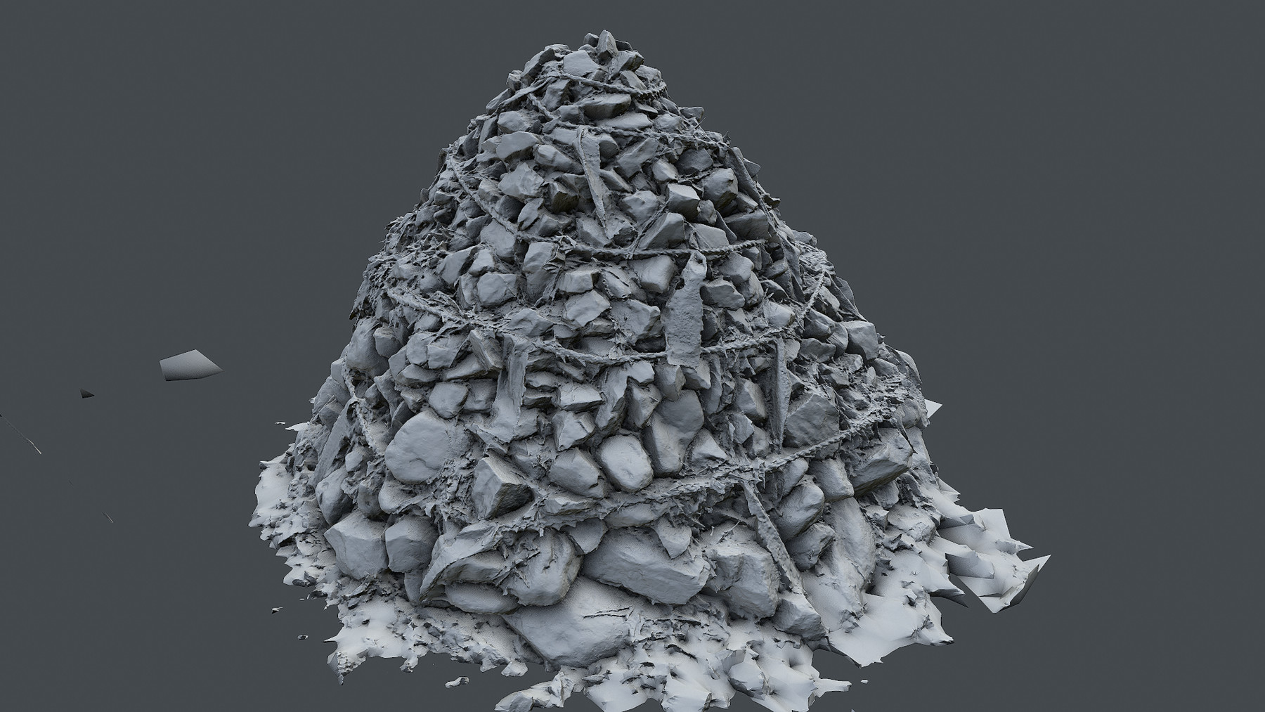 ArtStation - Photoscan_Rock_0002_only HighPoly Mesh (16K Texture ...