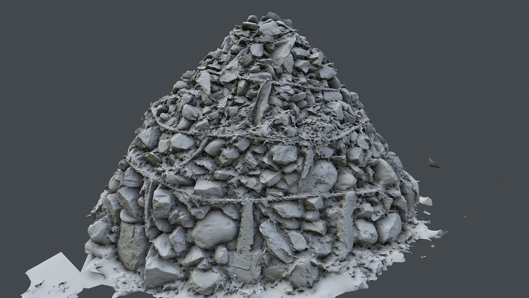 ArtStation - Photoscan_Rock_0002_only HighPoly Mesh (16K Texture ...