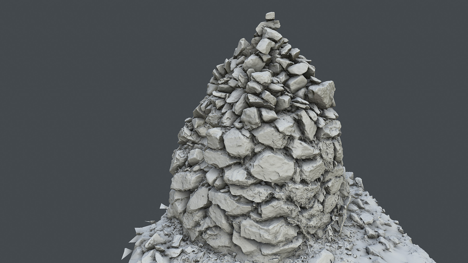 ArtStation - Photoscan_Rock_0003_only HighPoly Mesh (16K Texture ...